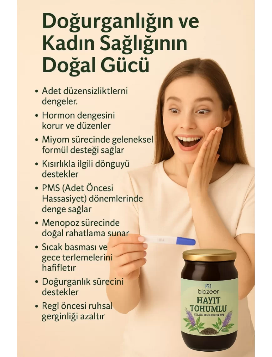 Hayıt Tohumlu Bitkisel Karışımlı Macun 800 gr.